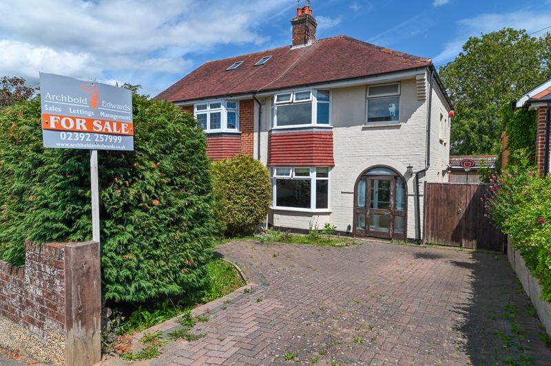 3 bedroom semi-detached house for sale in Hilltop Crescent, Drayton, PO6