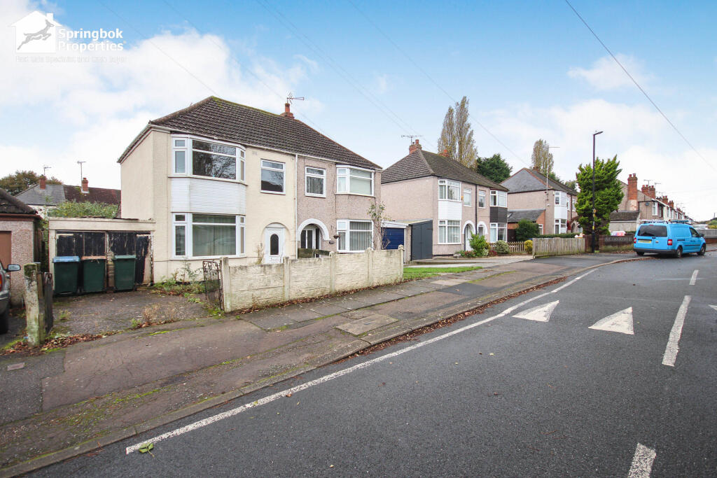 3 bedroom semi-detached house for sale in Fir Tree Avenue, Coventry ...