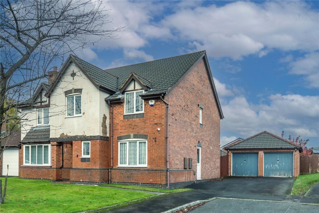 5 bedroom detached house for sale in Poppyfield View, Norden, Greater ...