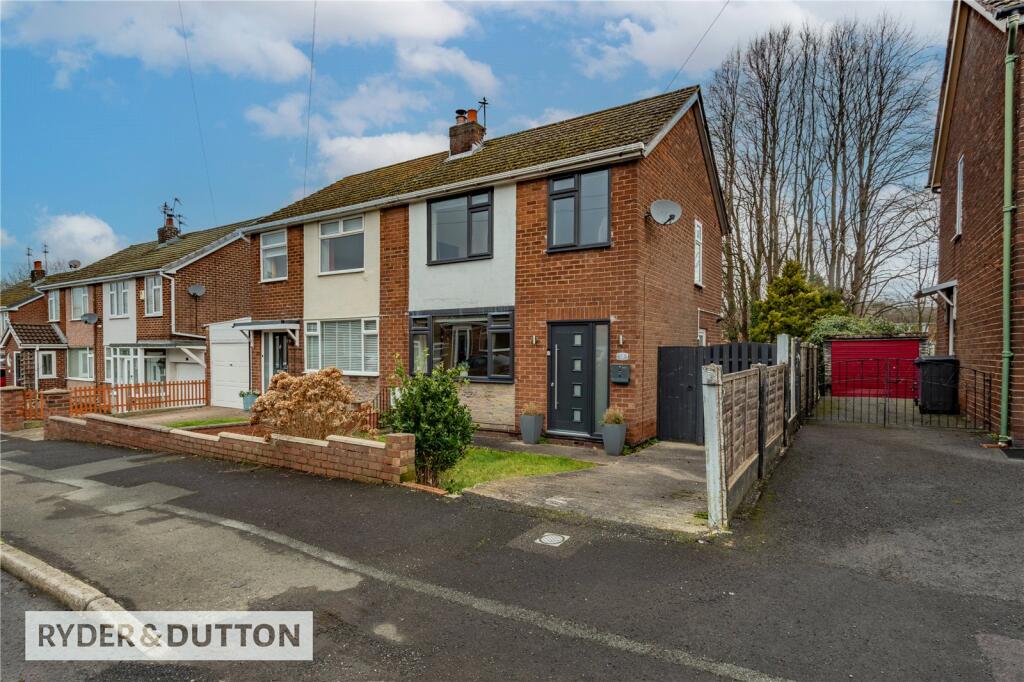 3 bedroom semi-detached house for sale in Grosvenor Crescent, Gee Cross ...