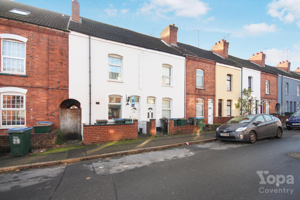 3 bedroom terraced house for sale in Brooklyn Road, Coventry, CV1