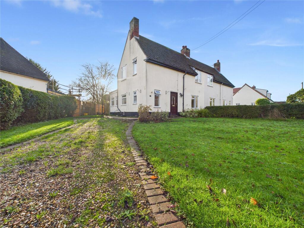 3 bedroom semi-detached house for sale in Swanfield, Lawshall, Bury St ...