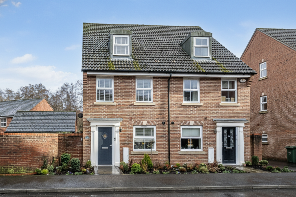 3 bedroom town house for sale in Kirby Drive, Bramley RG26 5EQ, RG26