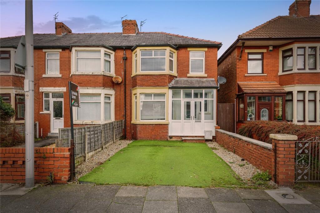3 bedroom end of terrace house for sale in Pedders Lane, Blackpool ...