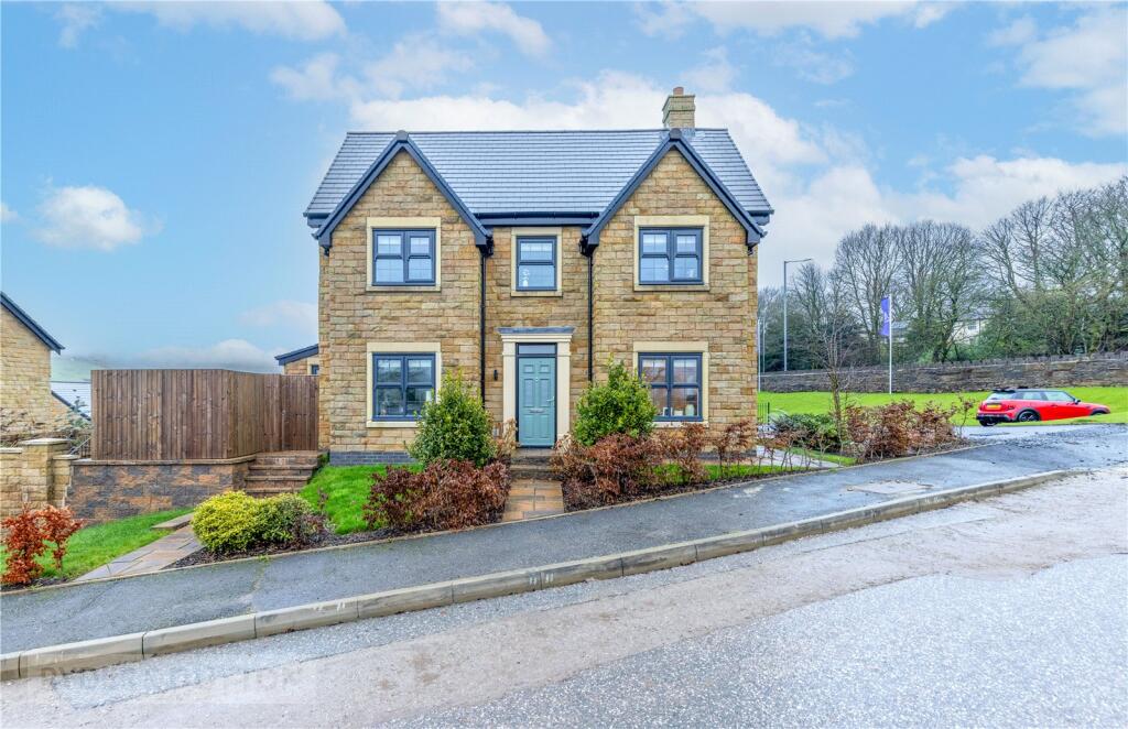 4 bedroom detached house for sale in Great Clough Drive, Loveclough ...