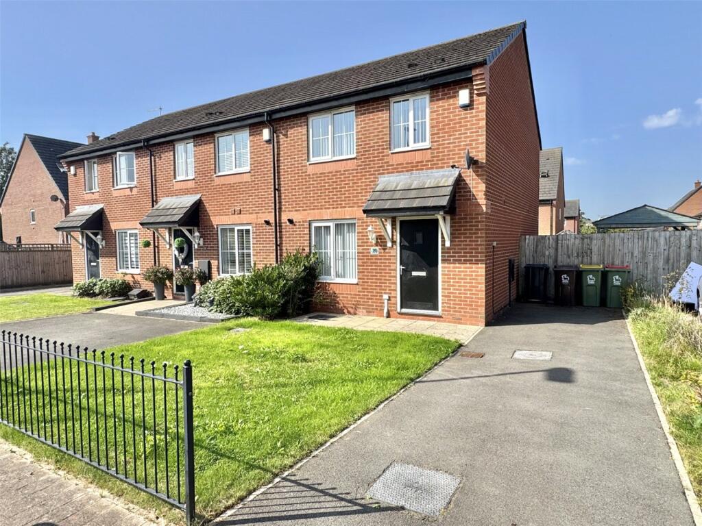 2 bedroom end of terrace house for sale in Cameron Avenue, Whittingham ...