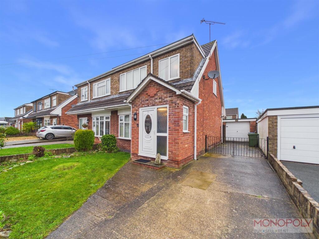 3 bedroom semi-detached house for sale in Cherry Tree Road, Bradley ...