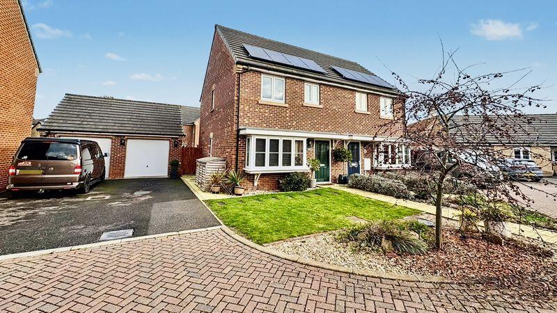 3 bedroom semi-detached house for sale in Baker Drive, Nettleham ...