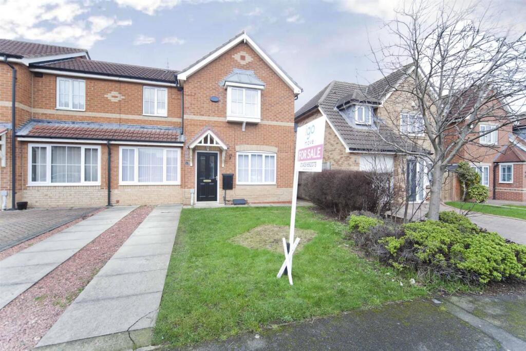 3 bedroom terraced house for sale in Picktree Gardens, Hartlepool, TS25