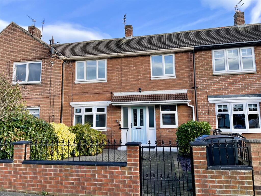 3 bedroom terraced house for sale in Landseer Gardens, South Shields, NE34