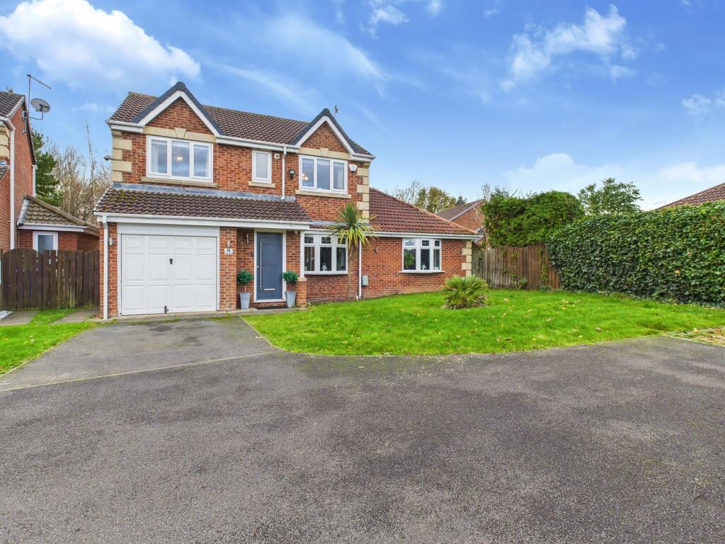 4 bedroom detached house for sale in Lapford Drive, Cramlington, NE23
