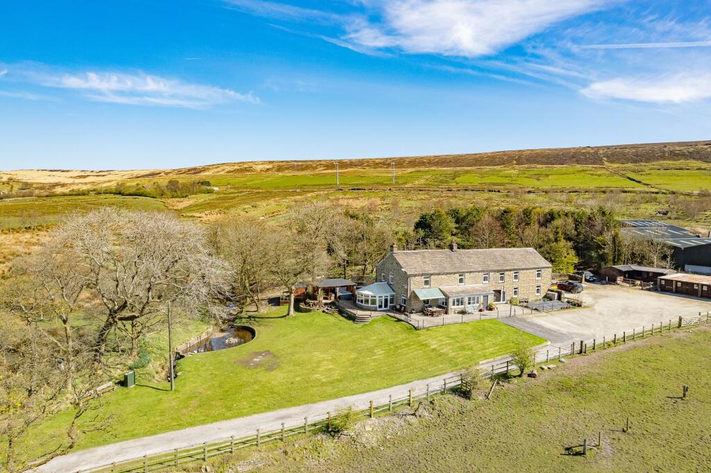 5 bedroom semi-detached house for sale in Edgworth Moor Farm, Broadhead ...
