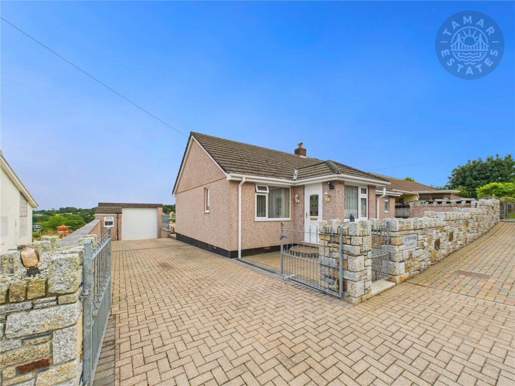 3 bedroom bungalow for sale in Trecarne, Liskeard, Cornwall, PL14