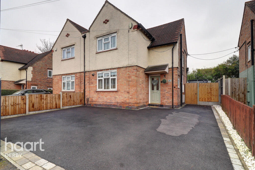 3 bedroom semi-detached house for sale in Addison Road, Derby, DE24