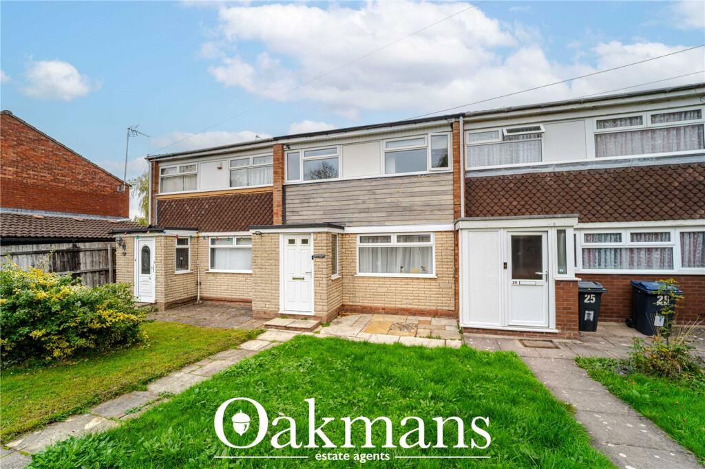 3 bedroom terraced house for sale in Mountfield Close, Birmingham, West ...