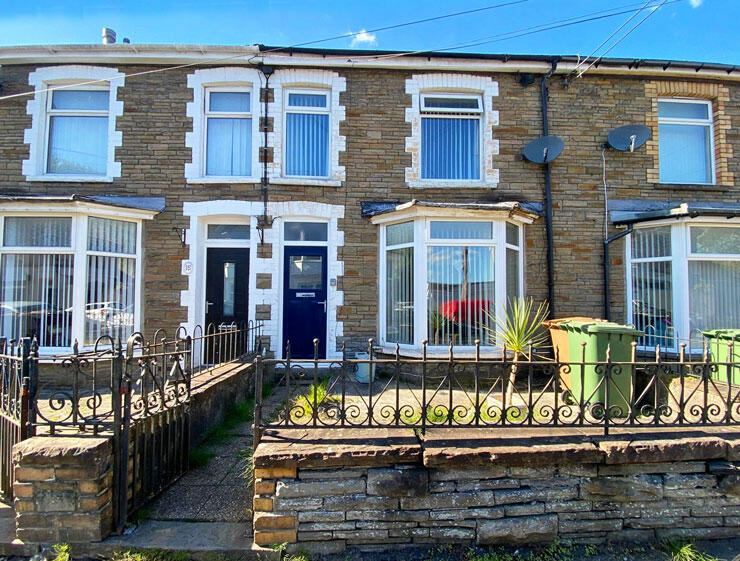 2 bedroom terraced house for sale in Brynavon Terrace, Hengoed, CF82 ...