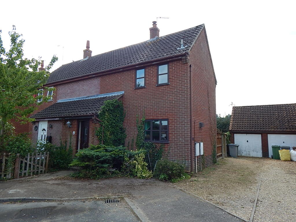 2 bedroom semi-detached house for sale in 61 Rosa Close, Spixworth ...
