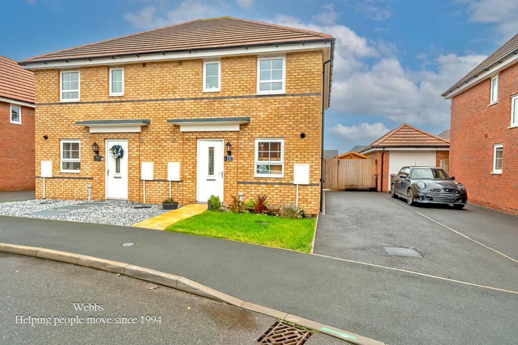 3 bedroom semi-detached house for sale in Adams Way, Hednesford ...