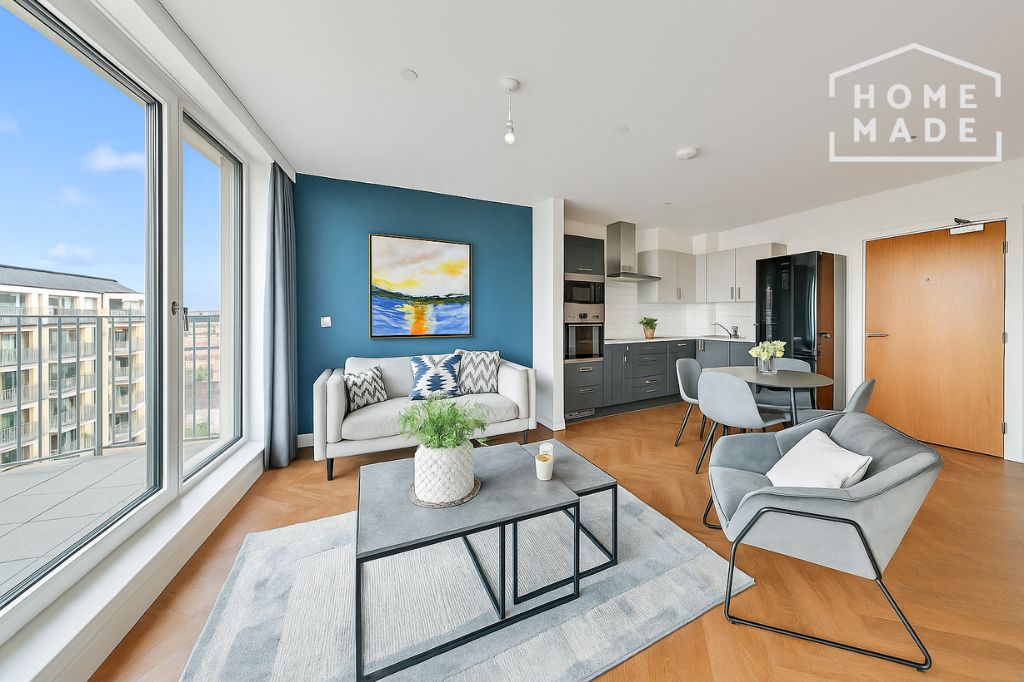 1 bedroom flat for rent in Broadside, M4