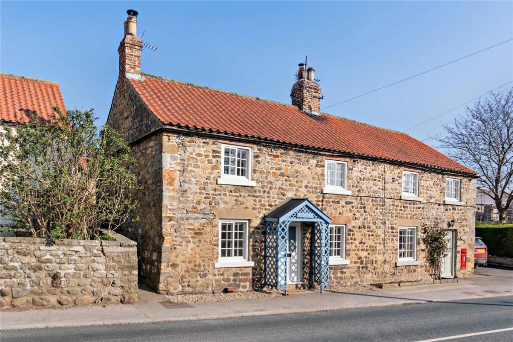 3 bedroom semi-detached house for sale in Main Street, West Tanfield ...
